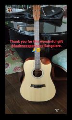 40" Frontier Red Wine Acoustic Guitar | Kadence