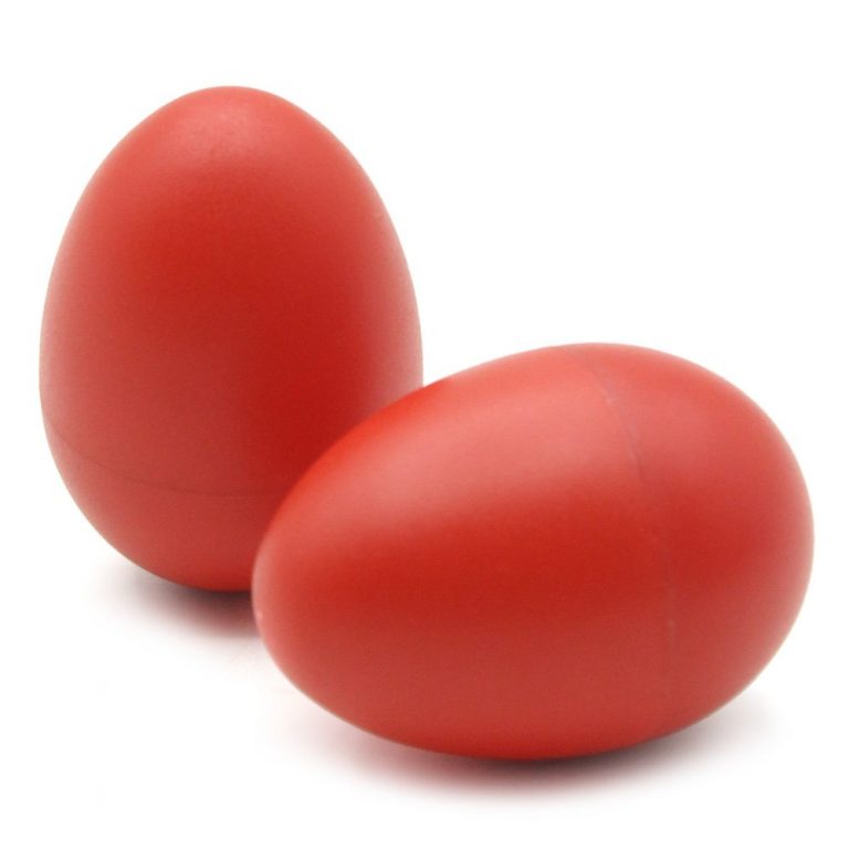 Red Egg Shakers - Vibrant Percussion Accessory.