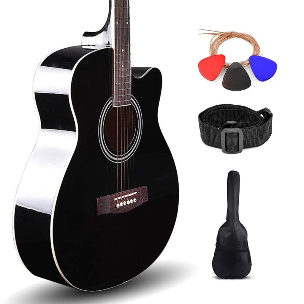 Buy the Kadence Frontier 40" Acoustic Guitar combo | Kadence.in
