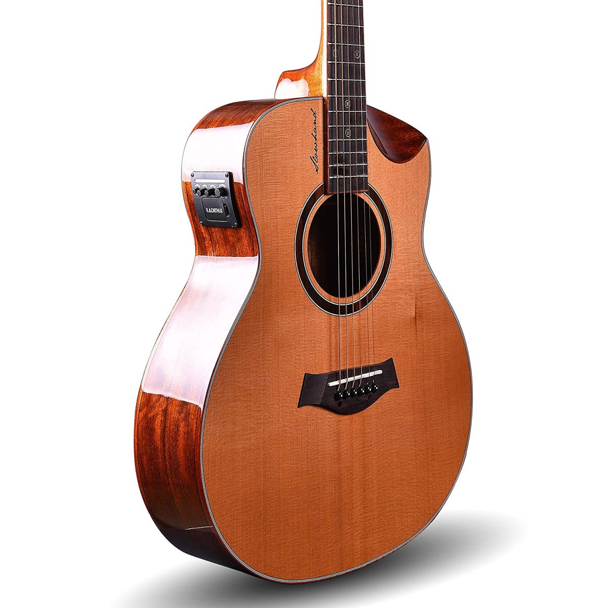 Frontier Red Wine Acoustic 40 inch Guitar | Kadence