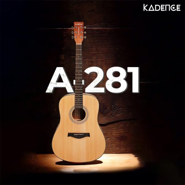 Acoustic Guitar A281 with Free Learning Course & Bag | Kadence