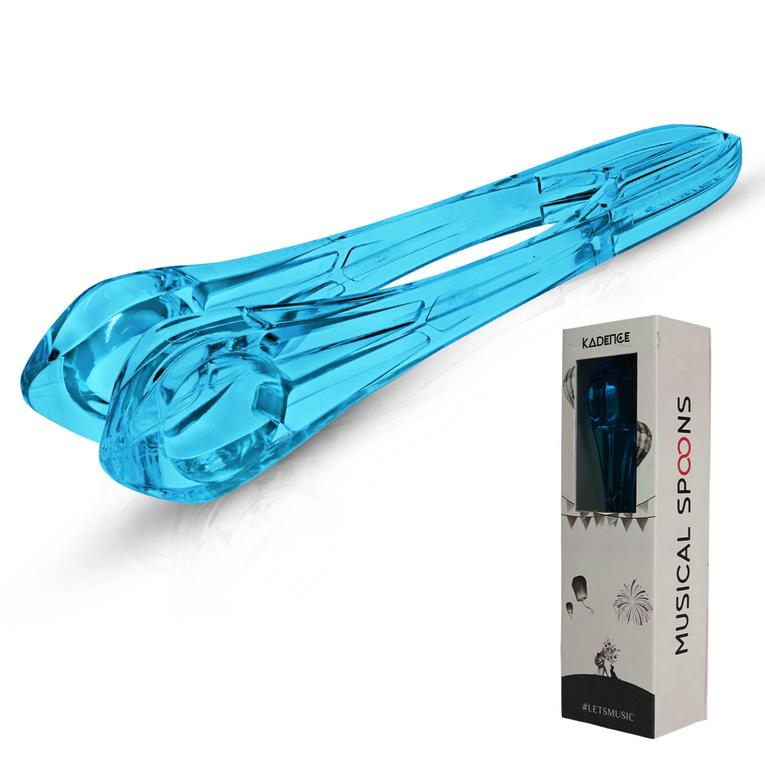 Kadence Blue Musical Spoons - Hand Percussion Instrument - New age ...